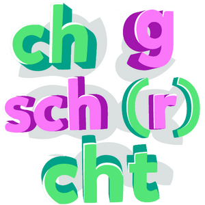 Oefenen met ch of g en sch(r) met Squla